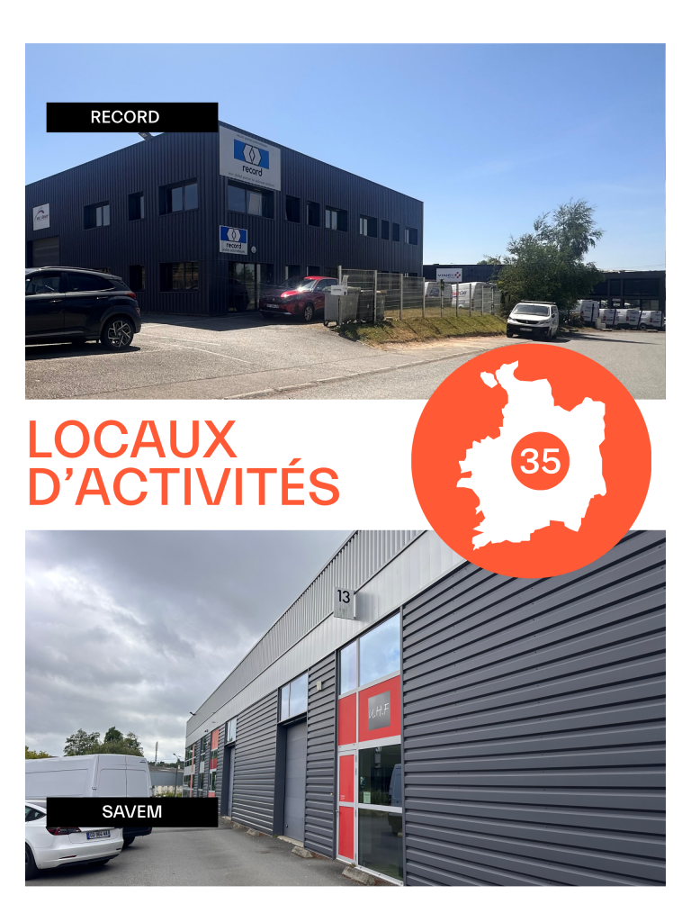 LOCATION DE LOCAUX D'ACTIVITÉS : RECORD ET SAVEM - CAP Transactions